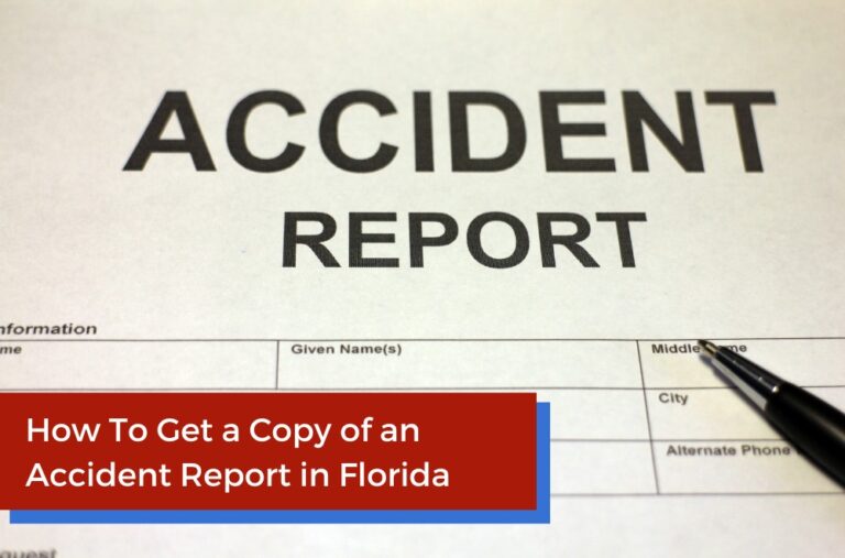 How To Get a Copy of an Accident Report in Florida
